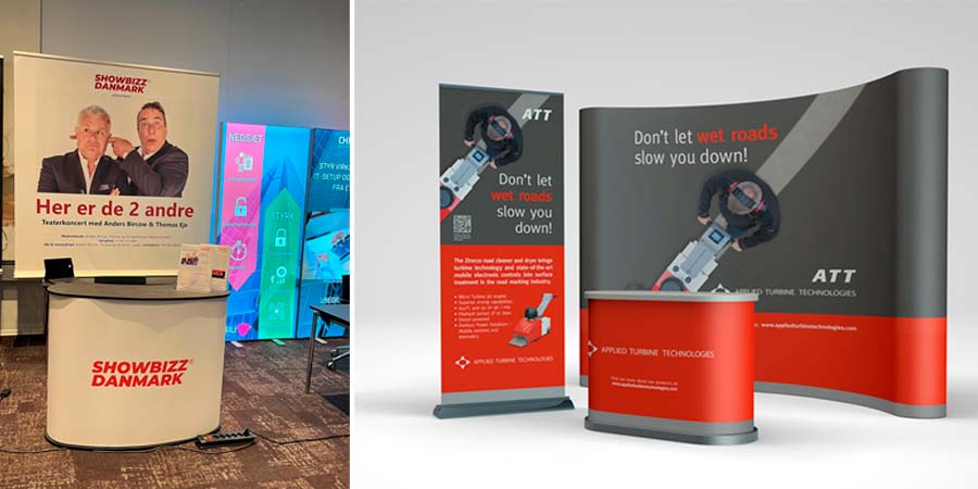 Messestande - Tryksager, Storformatprint & Reklameartikler
